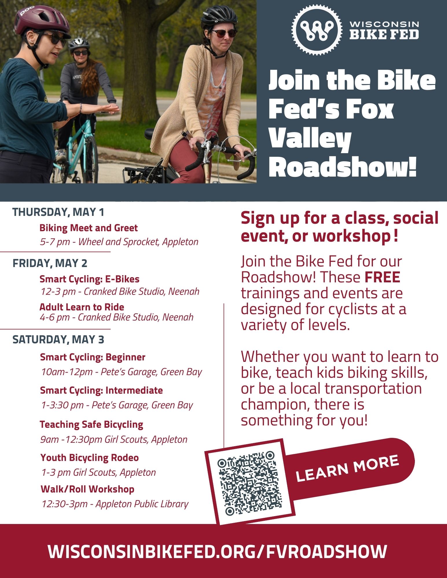 The Bike Fed is Coming to the Fox Valley! - Wisconsin Bike Fed